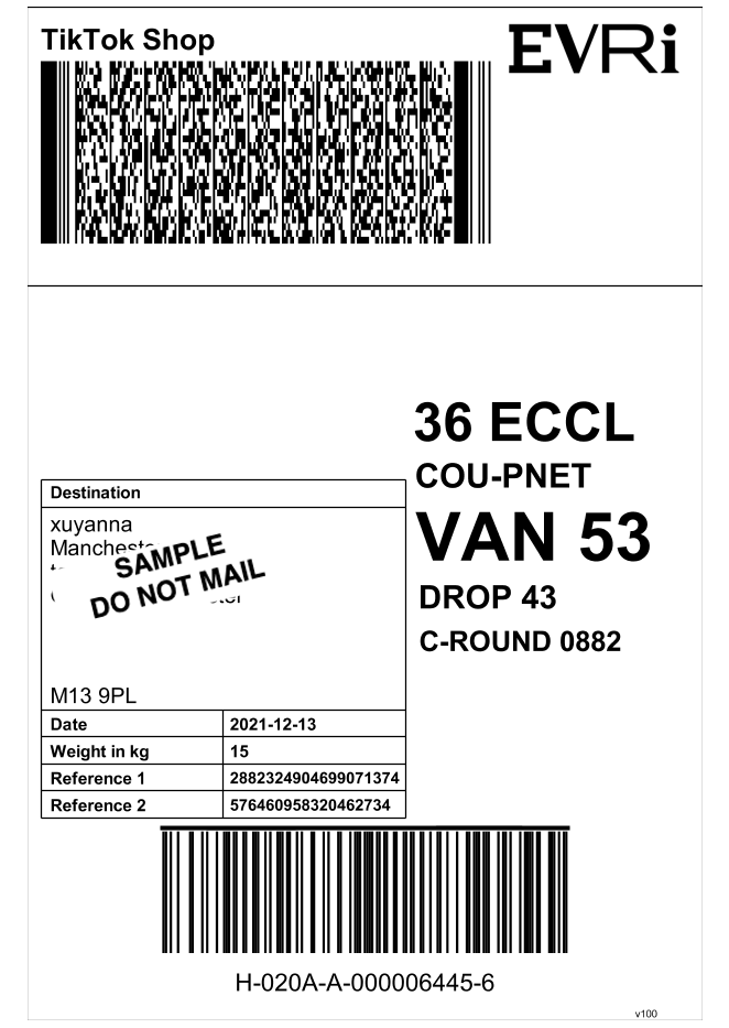Label Printing Test